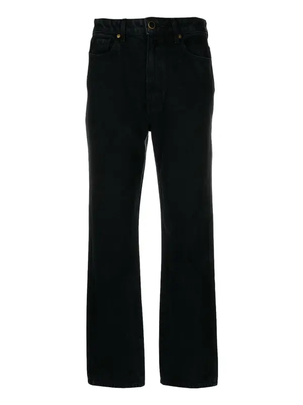 Khaite Abigail Straight-leg Jeans - Black
