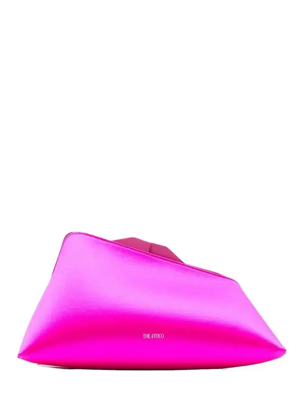 Attico 8.30pm Satin-finish Clutch - Pink