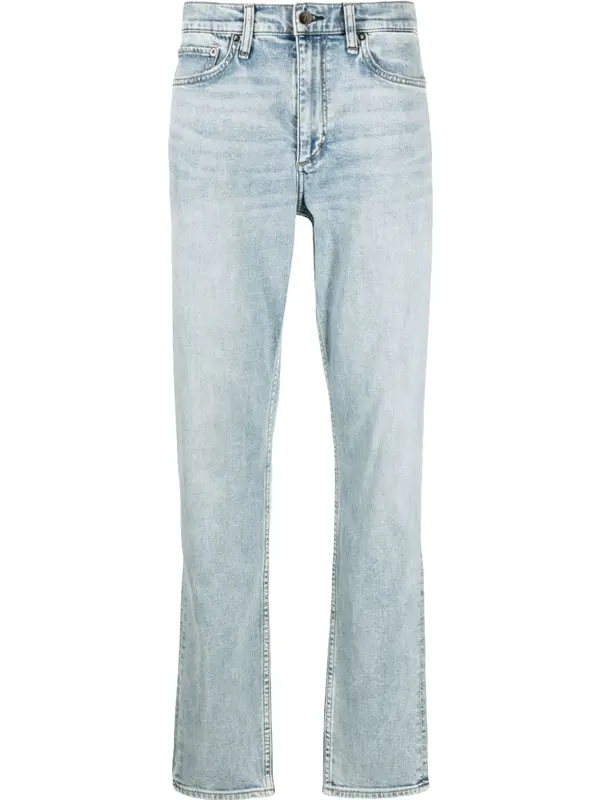 Rag & Bone Fit 2 Mid-rise Slim-fit Jeans - Blue