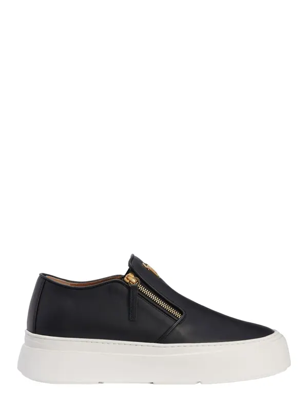 GIUSEPPE ZANOTTI Mike Zip Low-top Sneakers - Black