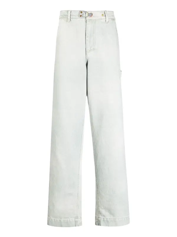 OBJECTS IV LIFE High-waist Wide-leg Jeans - Blue