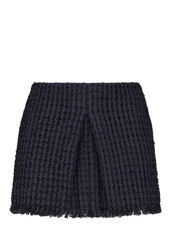 Dsquared2 Tweed Miniskirt - Blue