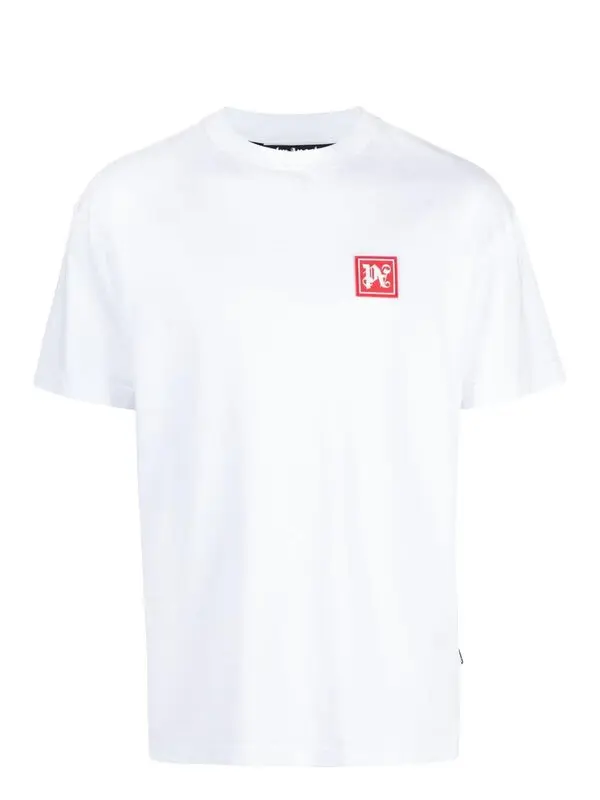 Palm Angels Ski Club Cotton T-shirt - White