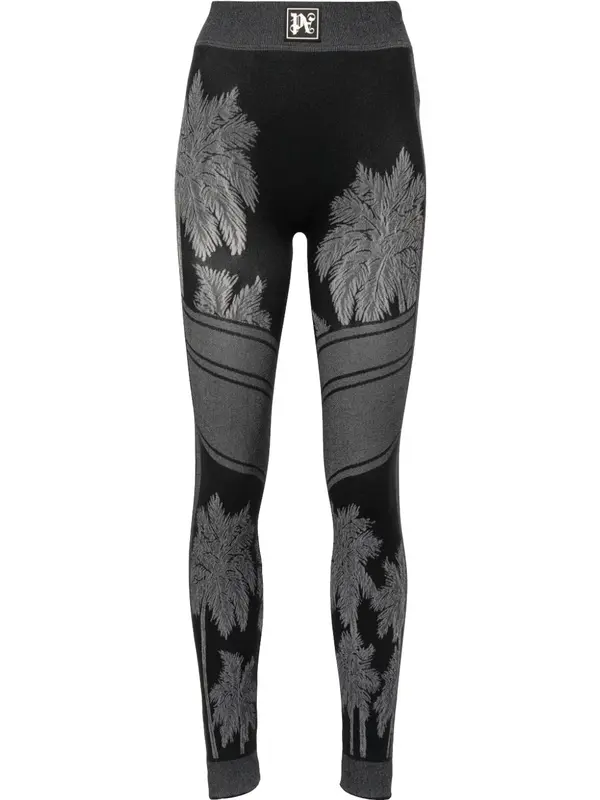 Palm Angels Palm Base Layer Ski Leggings - Black