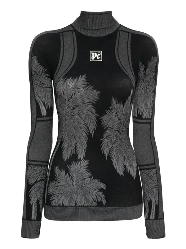 Palm Angels Base Layer Ski Top - Black