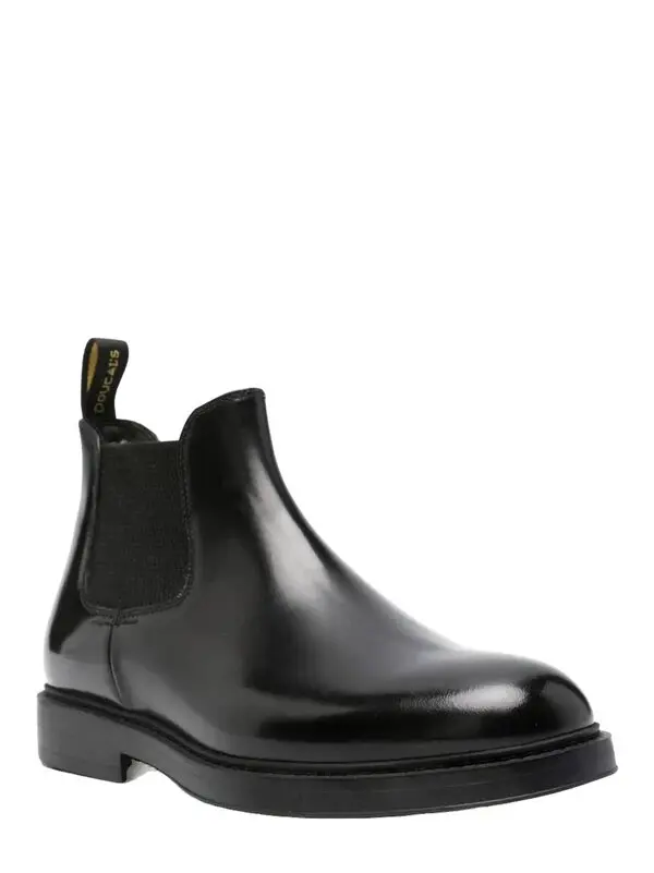 DOUCAL'S Leaher Chelsea Boots - Black