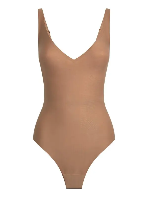 SKIMS Plunge Bodysuit - Beige