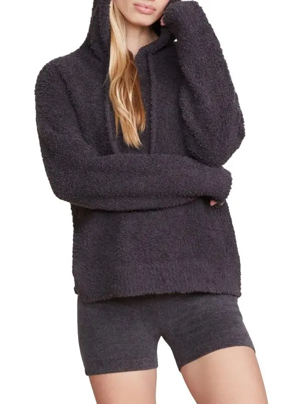 Barefoot Dreams Cozychic™ Teddy Hoodie - Carbon
