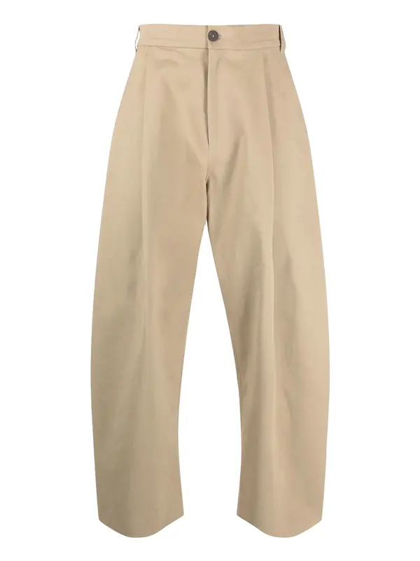 Studio Nicholson Wide-leg High-waisted Trousers - Neutrals