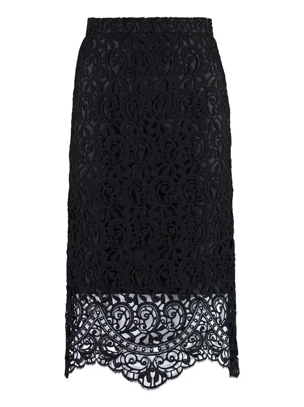 Burberry Lace Skirt - Blue