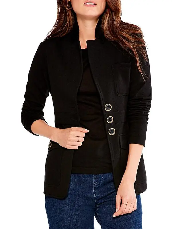 NIC+ZOE Editor Blazer By - Black Onyx