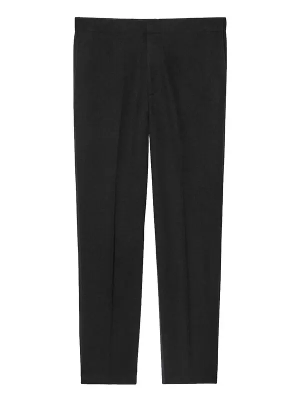 Cos Elasticated Boiled-wool Pants - Black