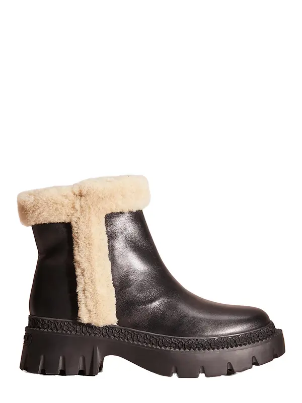 Coach Restored Jane Bootie - Black/natural