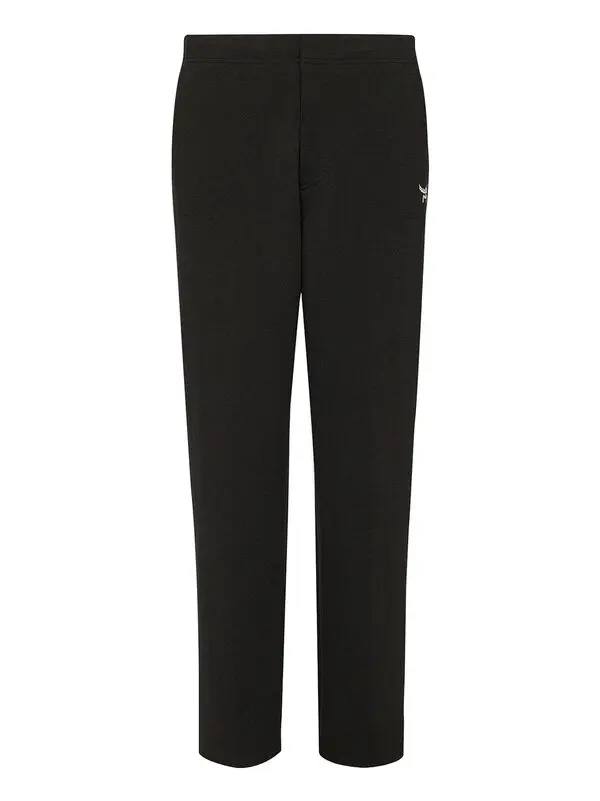 Mcm Essential Drawstring Ponte Pants - Black