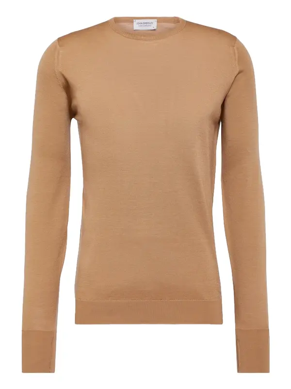 John Smedley Marcus Merino Wool Sweater - Brown