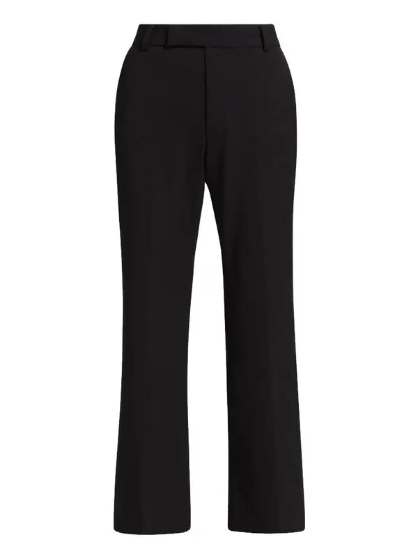Proenza Schouler Marlene Wool Flare Pants - Black