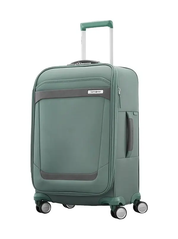 SAMSONITE Elevation Plus Softside Carry On Spinner Suitcase - Cypress Green