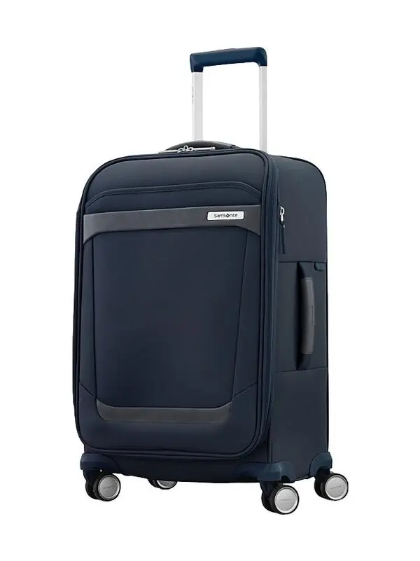 SAMSONITE Elevation Plus Softside Carry On Spinner Suitcase - Midnight Blue