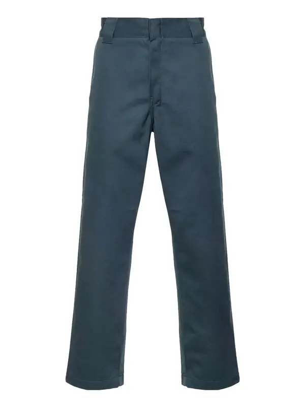 Carhartt Work In Progress Mid-rise Slim-cut Trousers - Blue