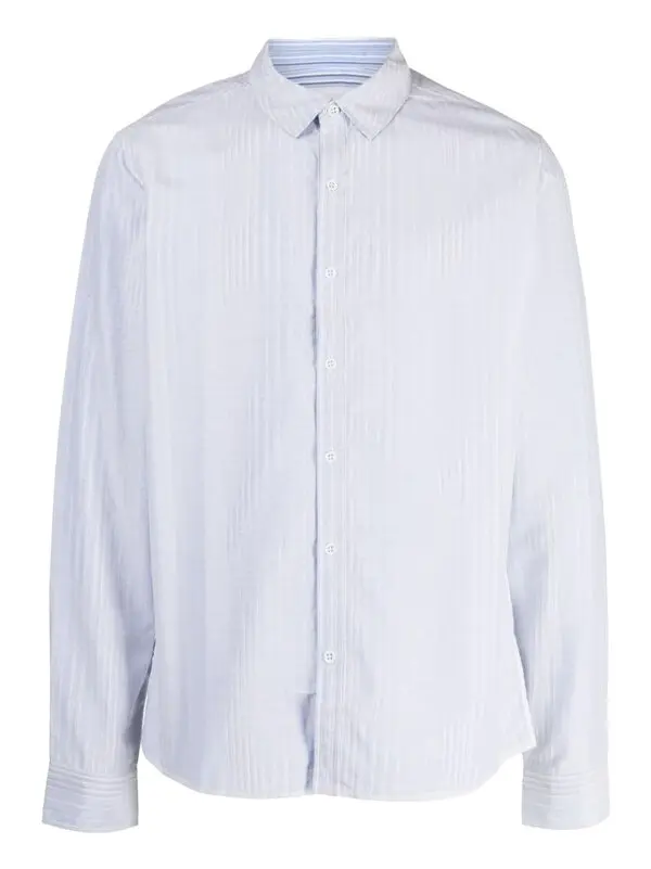 PRIVATE STOCK LABS Kissinger Cotton Shirt - Blue