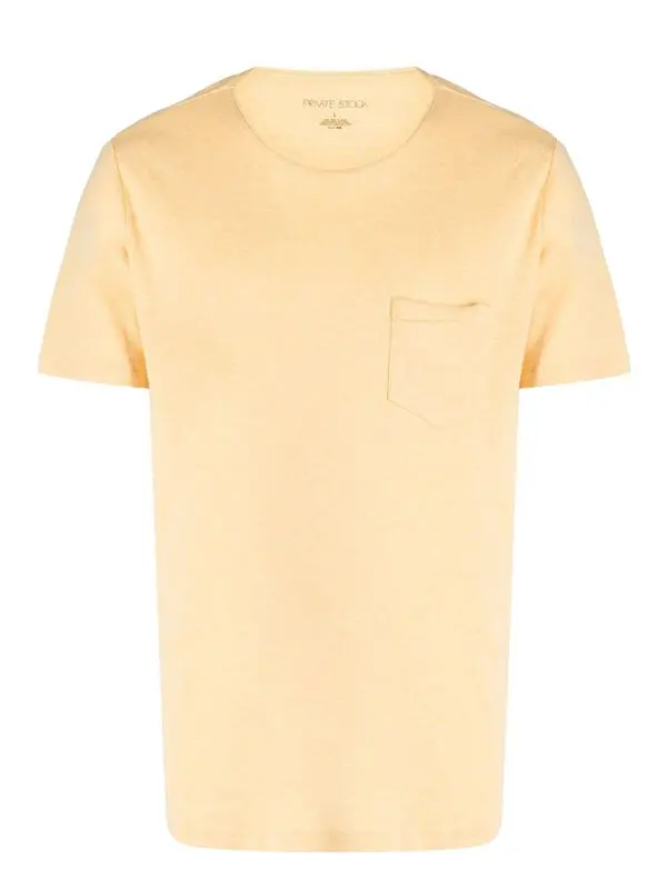 PRIVATE STOCK LABS The Hector Crew-neck T-shirt - Orange