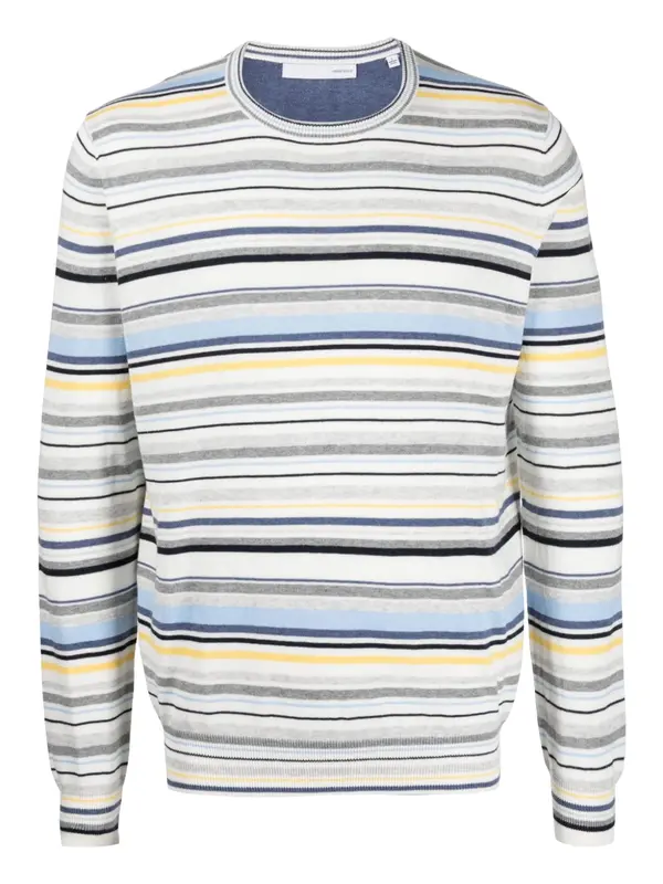 PRIVATE STOCK LABS Philippe Striped Jumper - Blue