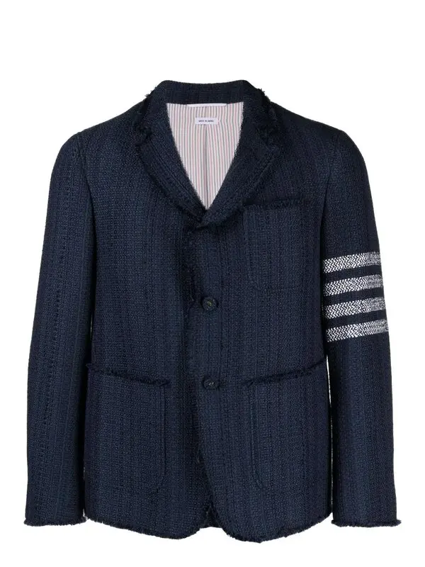 Thom Browne 4-bar Stripe Blazer - Blue