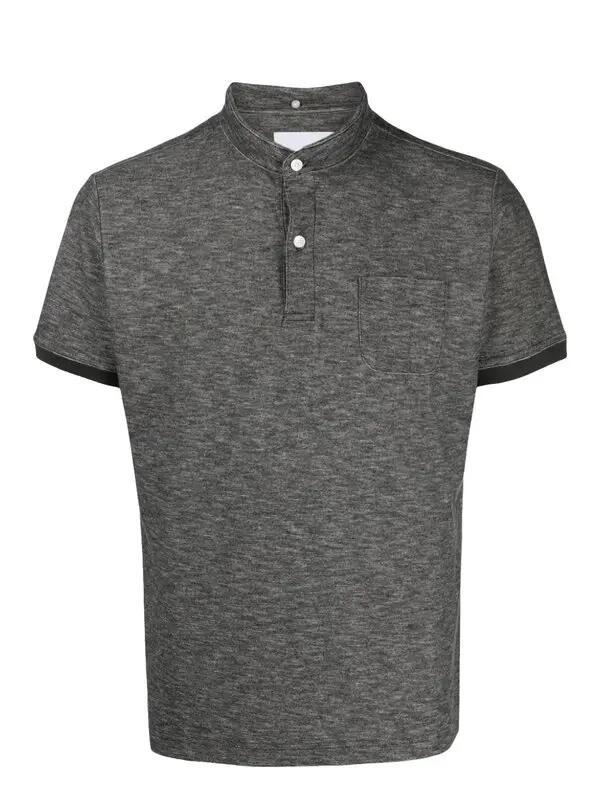 PRIVATE STOCK LABS The Felix Mélange-effect Polo Shirt - Grey