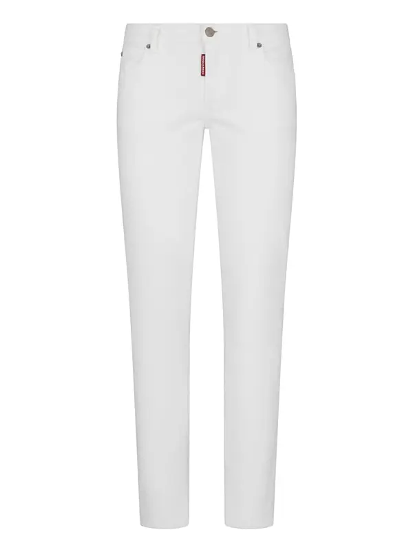 Dsquared2 Low-rise Slim-cut Jeans - White