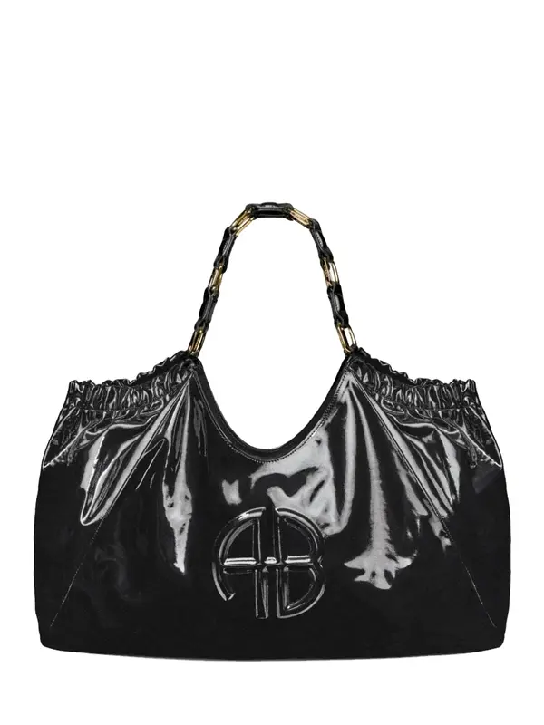 ANINE BING Kate Leather Tote Bag - Black