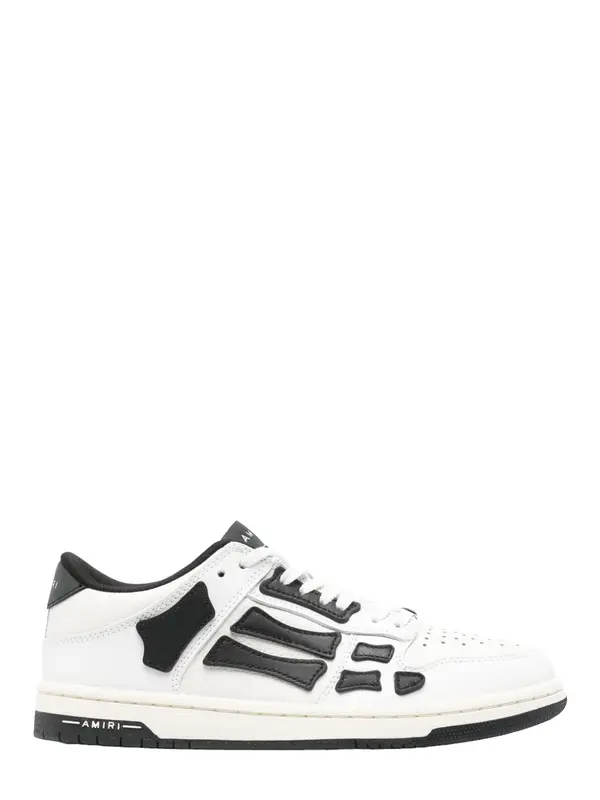 Amiri Skel Leather Sneakers - White