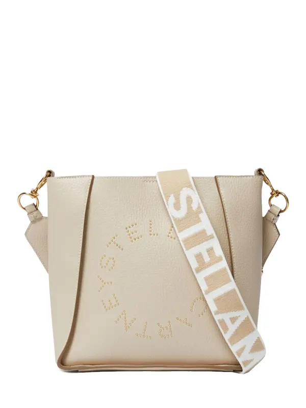Stella McCartney Logo Shoulder Bag - Neutrals