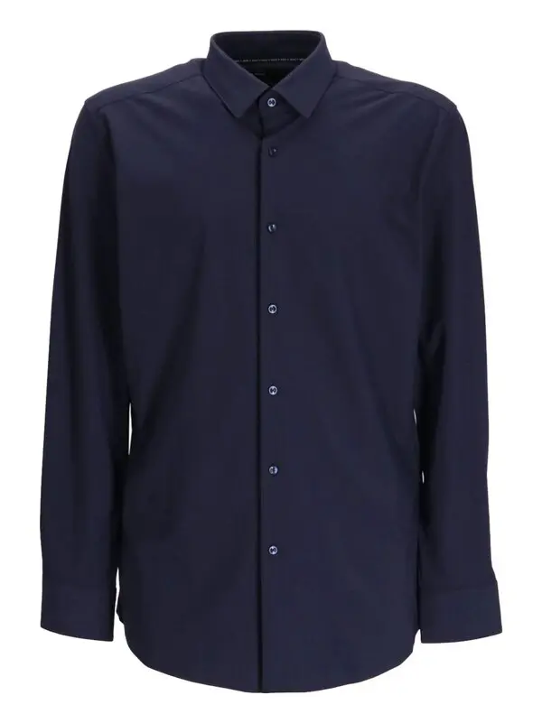 BOSS Long-sleeves Button-up Shirt - Blue