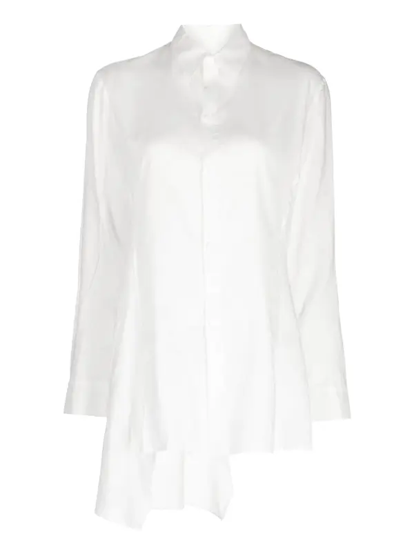 Yohji Yamamoto Panelled Shirt - White