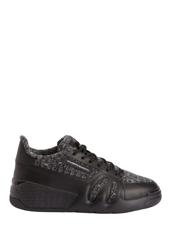 GIUSEPPE ZANOTTI Talon Mid-top Sneakers - Black