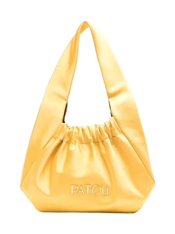Patou Le Biscuit Satin Tote - Yellow