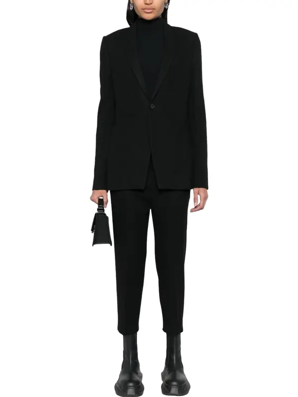 Rick Owens Astaires Cropped Trousers - Black