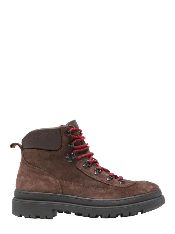 Polo Ralph Lauren Lace-up Suede Boots - Brown