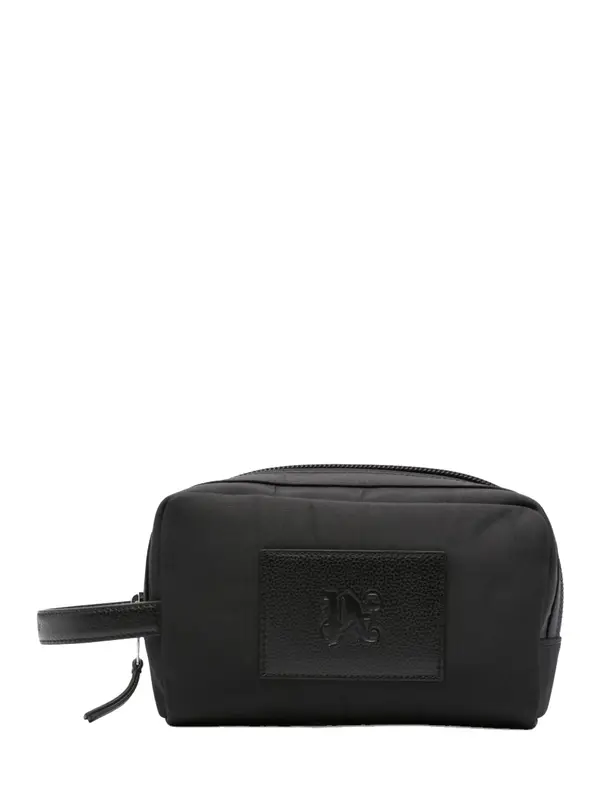 Palm Angels Monogram Wash Bag - Black