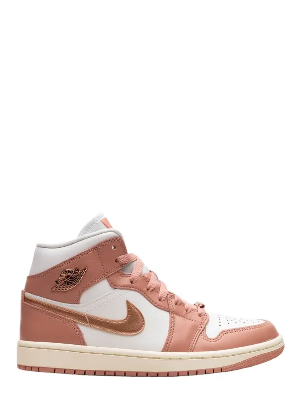 JORDAN Air 1 Mid Stardust Sneakers - Pink