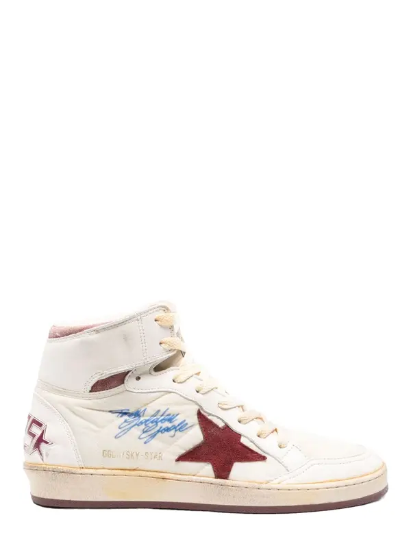 Golden Goose Sky Star High-top Sneakers - Neutrals