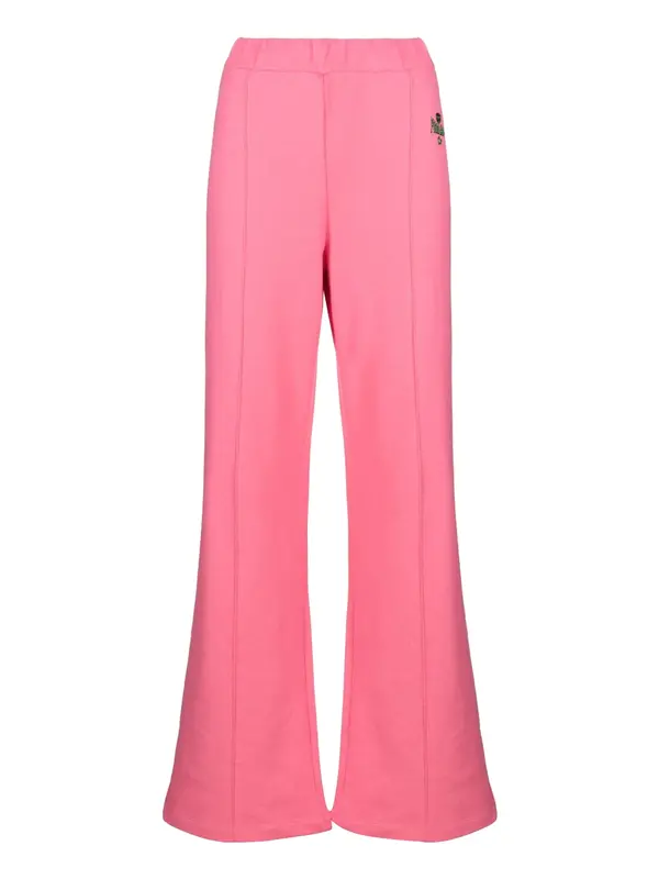 CHIARA FERRAGNI Logo-embroidered Track Pants - Pink