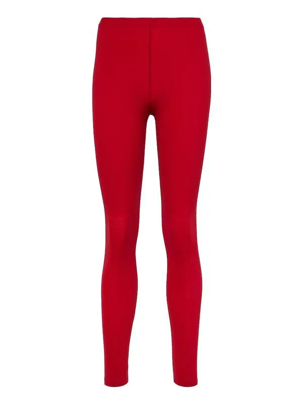 Isabel Marant Fibby Jersey Leggings - Red