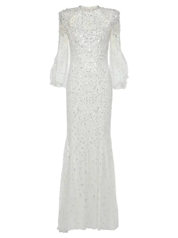Jenny Packham Bridal Hedda Embellished Gown - White
