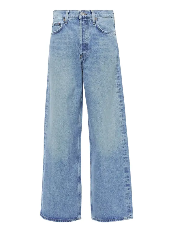 AGOLDE Low Slung Baggy Straight Jeans - Blue
