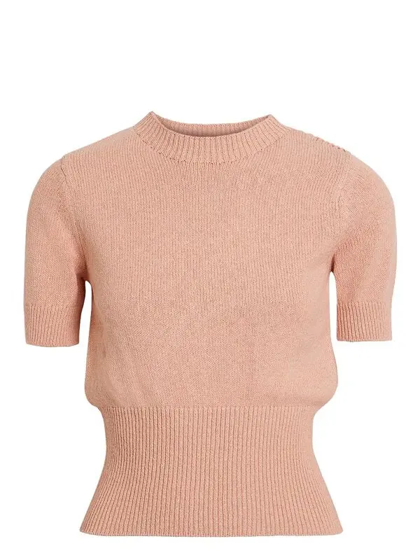 Rag & Bone Adrienne Cotton-blend Top - Blush