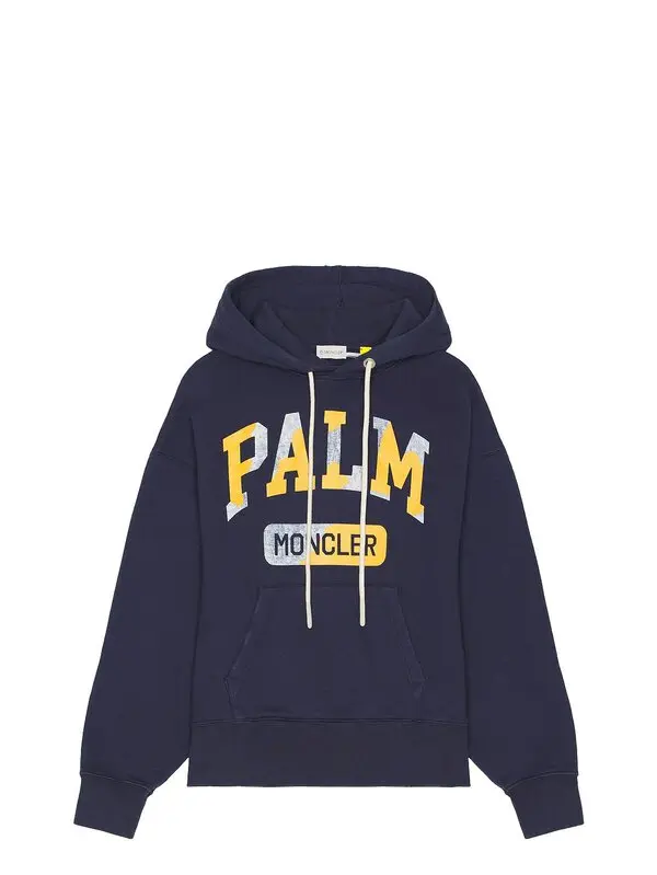 Moncler X Palm Angels Palm Hoodie - Blue