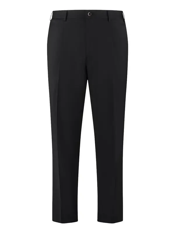 THE (ALPHABET) Wool Blend Tailored Trousers - Black