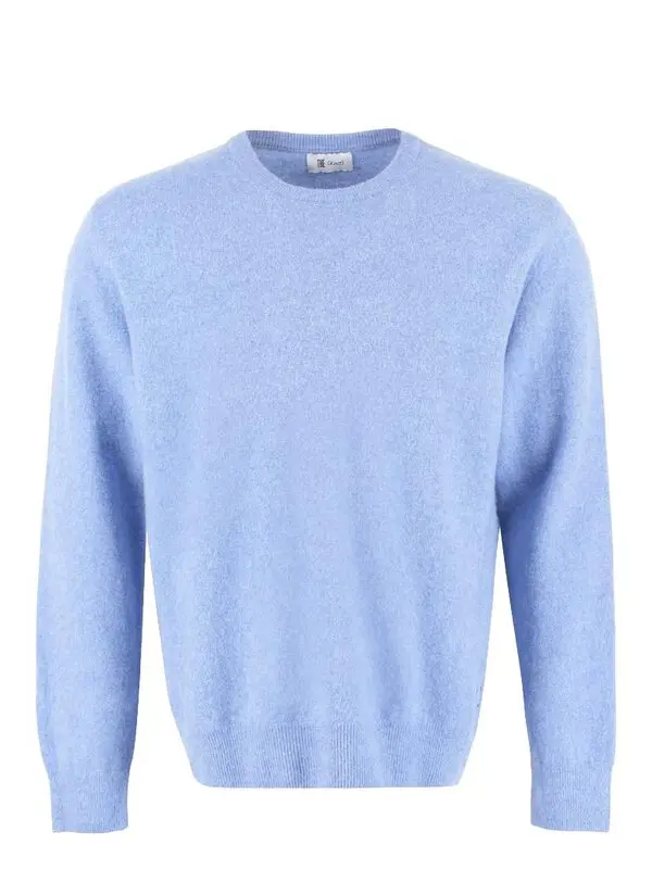 THE (ALPHABET) Wool And Cashmere Pullover - Blue
