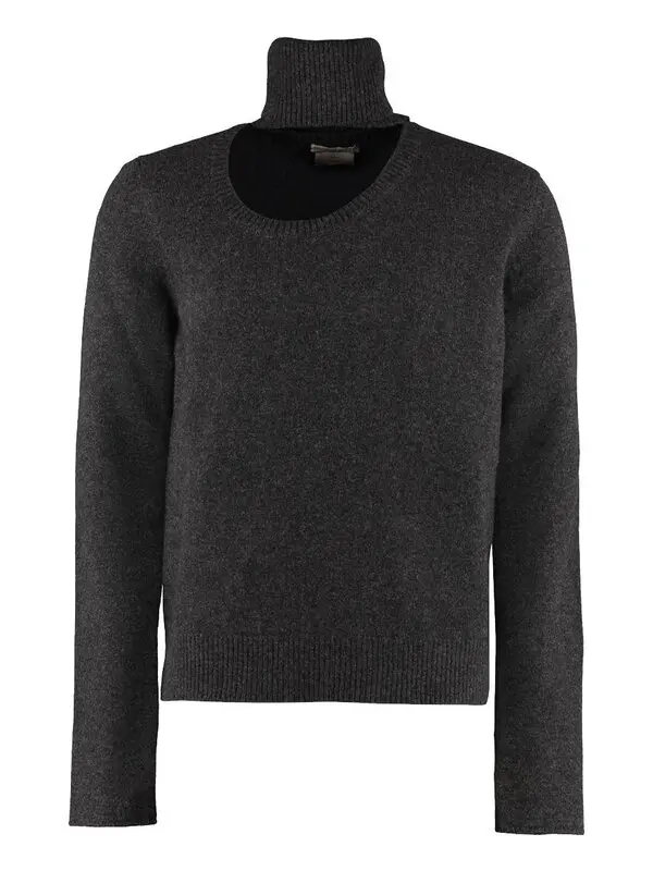 Bottega Veneta Wool And Cashmere Pullover - Grey